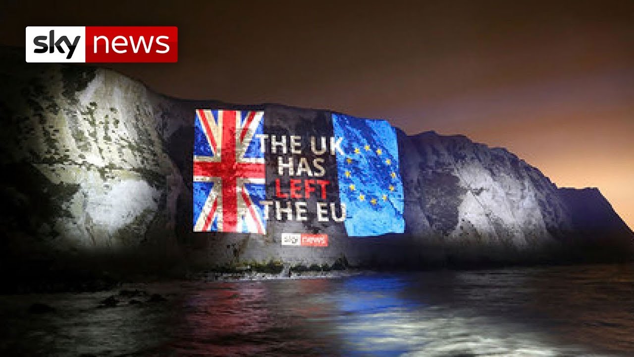 Watch: the moment Britain left the European Union | UK EU TV